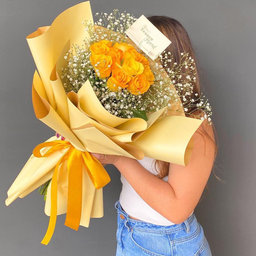 Ramo de Rosas Amarillas Elegante – Tesoro Floral